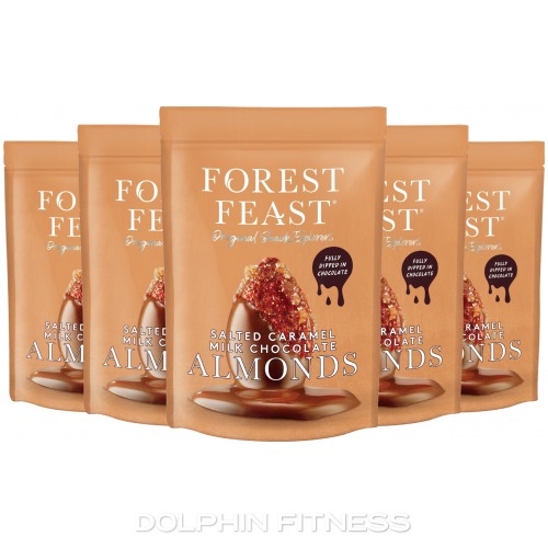 Forest Feast Salted Caramel Milk Chocolate Almonds 8 x 120g