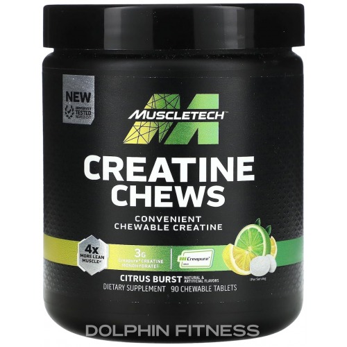MuscleTech Creatine Chews 90 Chewable Tablets