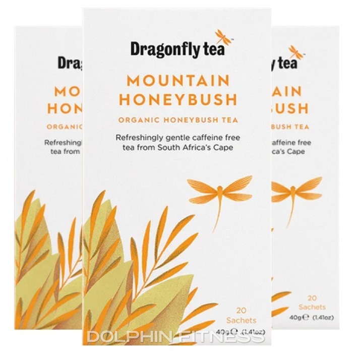 Dragonfly Tea Organic Mountain Honeybush Tea 4 x 20 Teabags