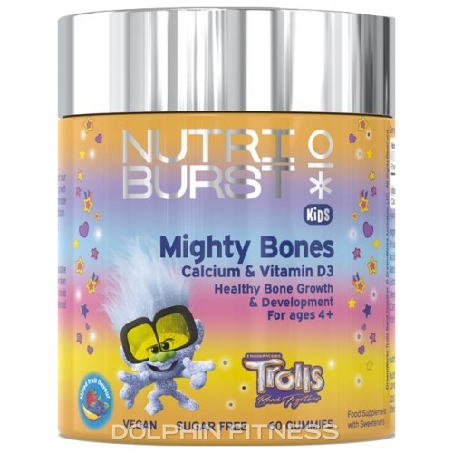 Nutriburst Vitamins Mighty Bones Calcium & Vitamin D3 60 Gummies