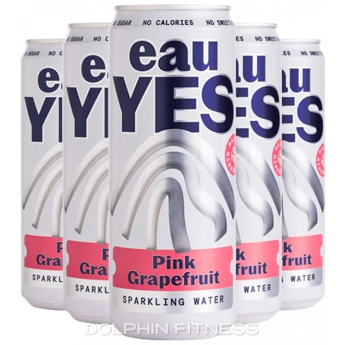 Eau Yes Pink Grapefruit Sparkling Mineral Water 12 x 330 ml
