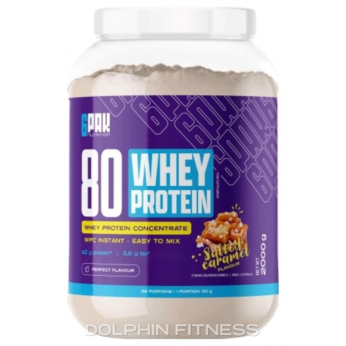 6PAK Nutrition 80 Whey Protein 2000g