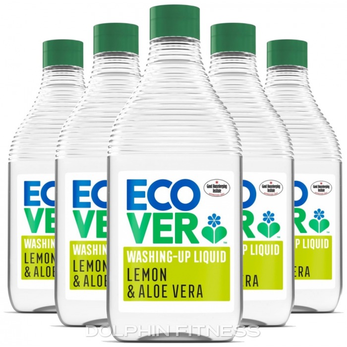 Ecover Lemon & Aloe Vera Washing Up Liquid 8 x 950 ml