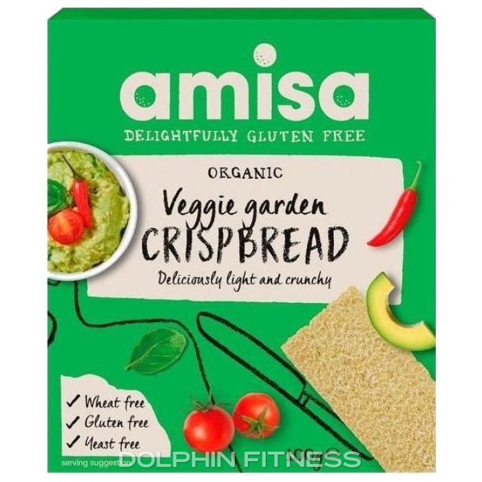 Amisa Organic Veggie Garden Crispbread 1 x 100g