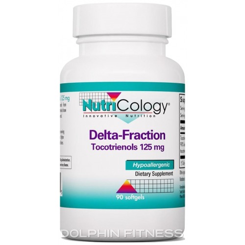 NutriCology Delta-Fraction Tocotrienols 125 mg 90 Softgels