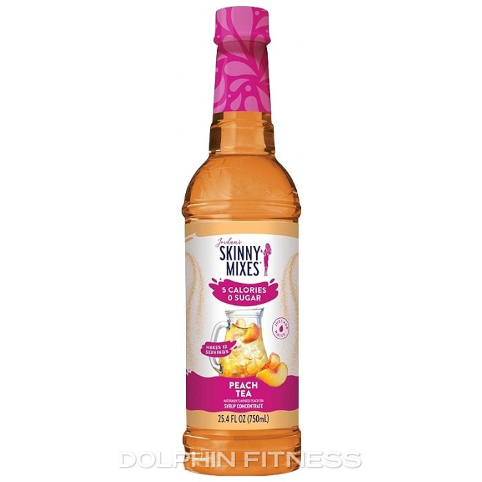 Jordan's Skinny Syrups Peach Tea Syrup Concentrate 1 x 750 ml