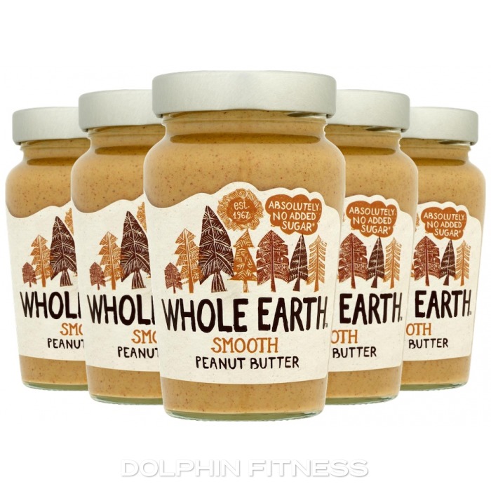 Whole Earth Smooth Peanut Butter 6 x 340g