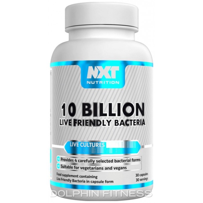 NXT Nutrition 10 Billion Live Friendly Bacteria 30 Capsules