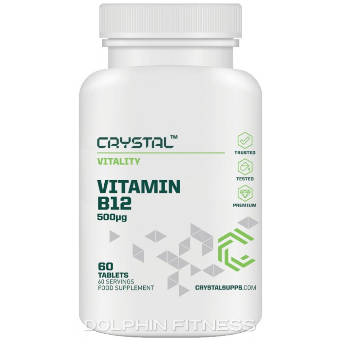 Crystal Vitamin B12 500 mcg 60 Tablets