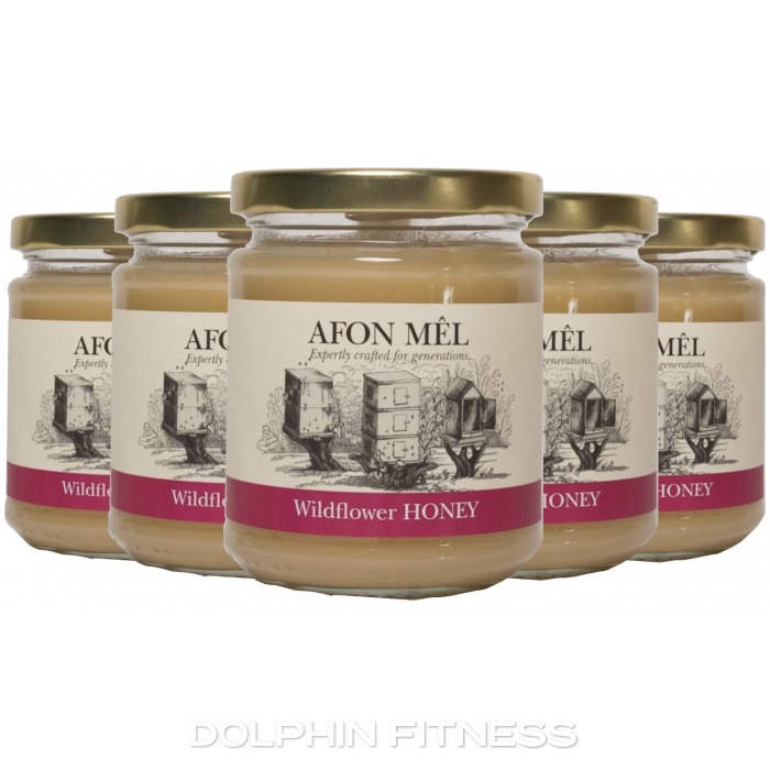 Afon Mel Wildflower Honey Set 12 x 340g