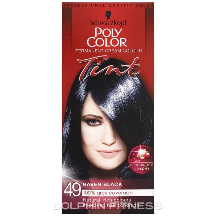 Schwarzkopf Poly Color Permanent Cream Colour Raven Black