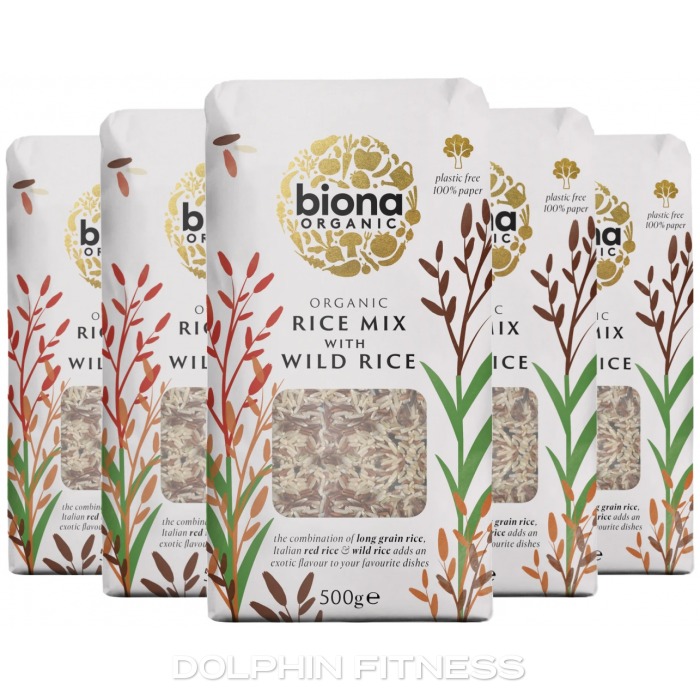 Biona Organic Rice Mix with Wild Rice 6 x 500g