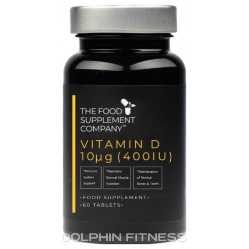 The Food Supplement Company Vitamin D 10 ug 60 Tablets