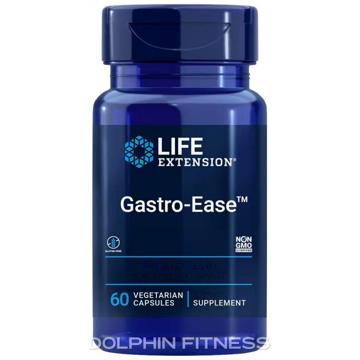 Life Extension Gastro-Ease 60 Vegetarian Capsules