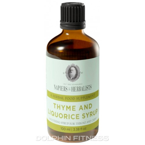 Napiers Thyme And Liquorice Syrup 100 ml