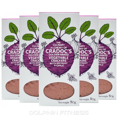 Cradoc's Vegetable Crackers with Beetroot & Garlic 6 x 80g