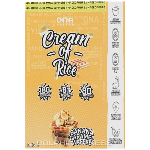 DNA Sports Cream of Rice 2 kg Vanilla Ice Cream