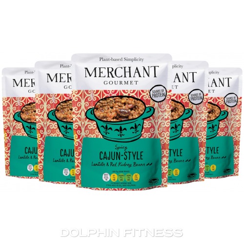 Merchant Gourmet Cajun Style Lentils and Red Kidney Beans 6 x 250g