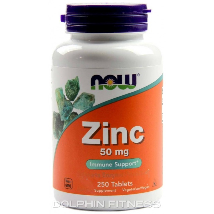 NOW Zinc 50 mg 250 Tablets