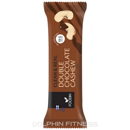 Foodin Clean & Real Protein Bar Double Chocolate Cashew 1 x 55g