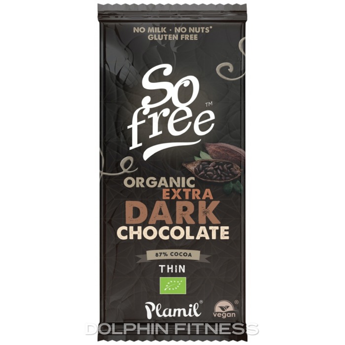 Plamil So Free Organic Extra Dark Chocolate 1 x 80g
