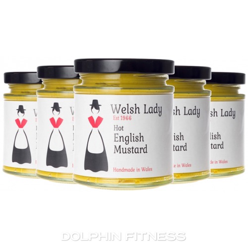 Welsh Lady Hot English Mustard 6 x 170g