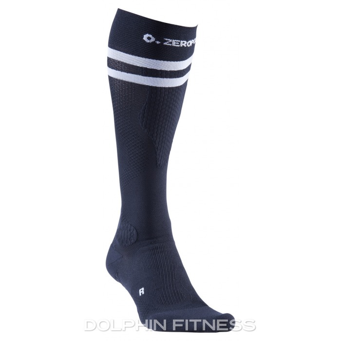 Zero Point Intense Socks (Black 2 Stripes) Men