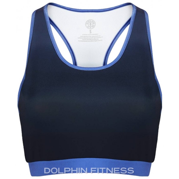 Gold's Gym Ladies Crop Top Blue