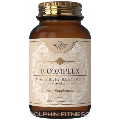Sky Premium Life B-Complex with Folic Acid & Biotin 60 Tablets