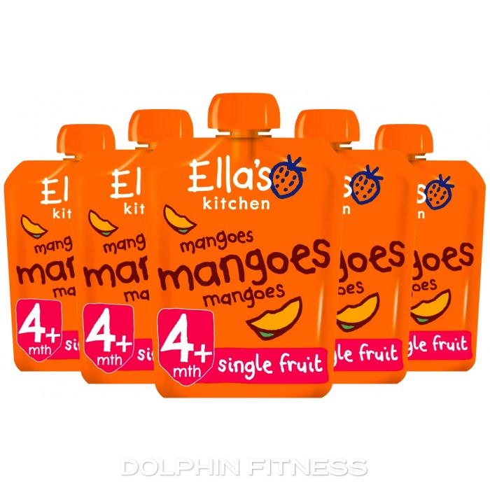 Ella's Kitchen 4 months Baby Food (7 x 70g) Mangoes Mangoes Mangoes