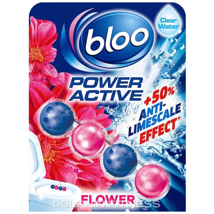 Bloo Power Active Clear Water Toilet Rim (50g) Flower