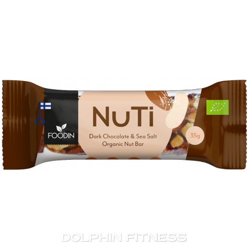 Foodin Nuti Dark Chocolate & Sea Salt Nut Bar 1 x 35g