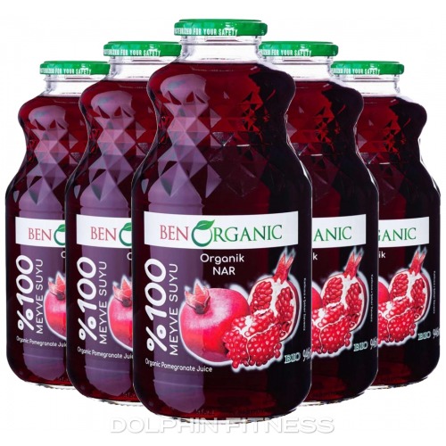 Ben Organic Pomegranate Juice 6 x 946 ml