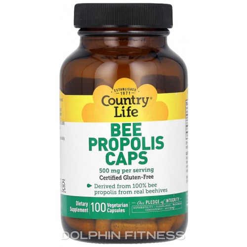 Country Life Bee Propolis 500mg 100 Vegetarian Capsules