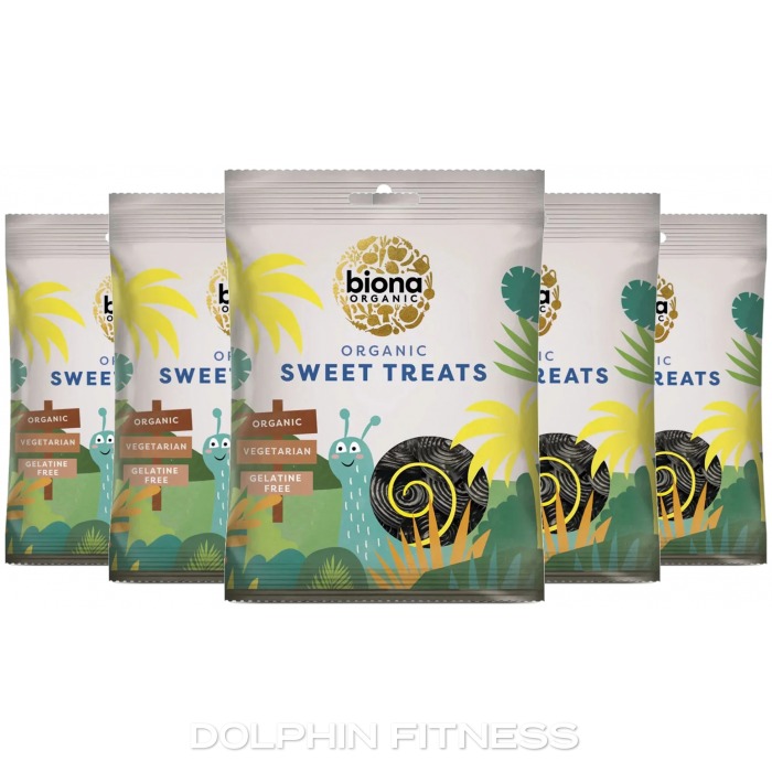 Biona Organic Sweet Treats Licorice Spirals 12 x 75g