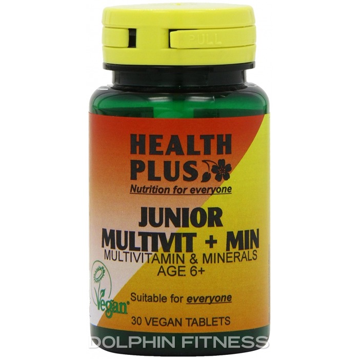 Health Plus Junior Multivit + Min 30 Vegan Tablets