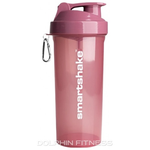 SmartShake Lite Clear 1000 ml Deep Rose
