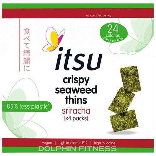 Itsu Sriracha Crispy Seaweed Thins 4 x 5g