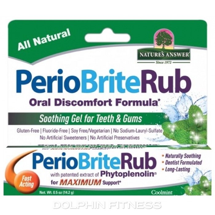 Nature's Answer PerioBrite Rub Smoothing Gel for Teeth & Gums 14.2g