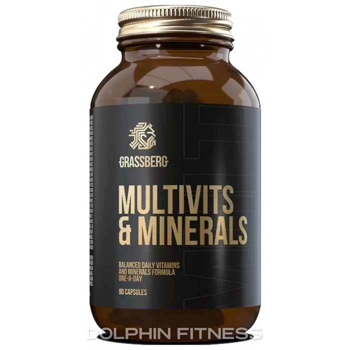 Grassberg Multivits & Minerals 90 Capsules