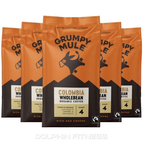 Grumpy Mule Colombia Planadas Organic Coffee (6 x 200g) Beans