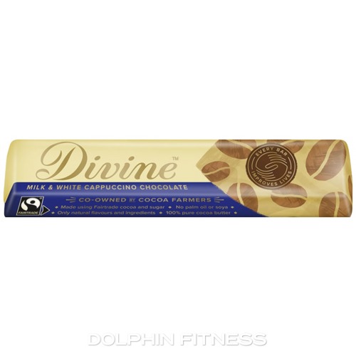 Divine Milk & White Chocolate Cappuccino Bar 1 x 35g