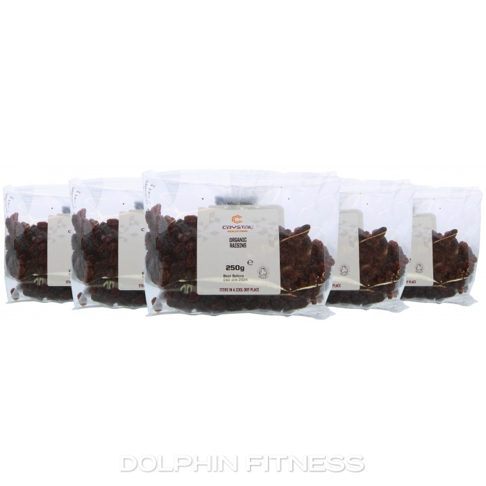 Crystal Organic Raisins 10 x 250g
