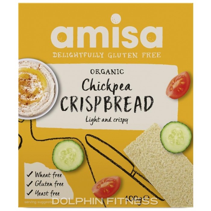 Amisa Organic Chickpea Crispbread 1 x 100g