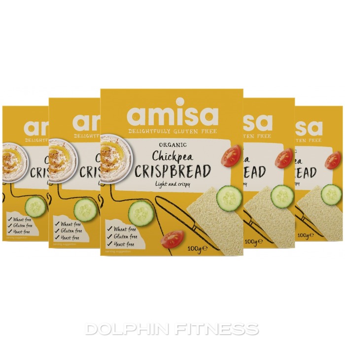 Amisa Organic Chickpea Crispbread 12 x 100g