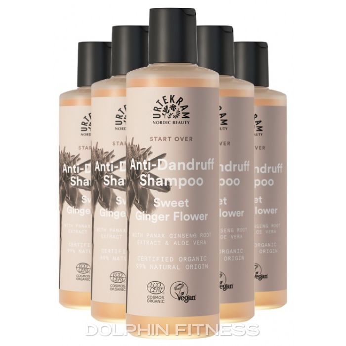 Urtekram Anti-Dandruff Shampoo Sweet Ginger Flower 6 x 250 ml