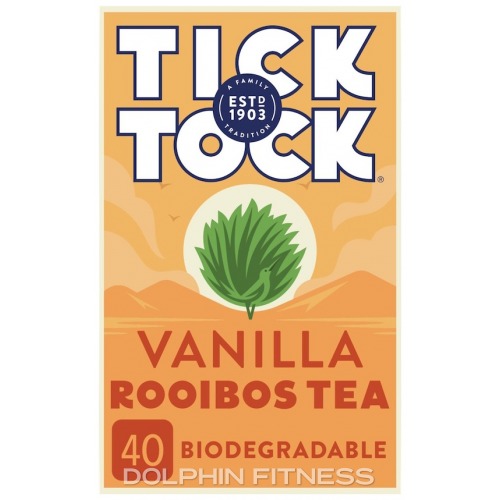 Tick Tock Rooibos Vanilla Tea 1 x 40 Teabags