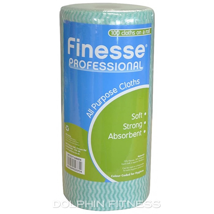 Finesse Professional All Purpose Cloths (1 Roll) Green