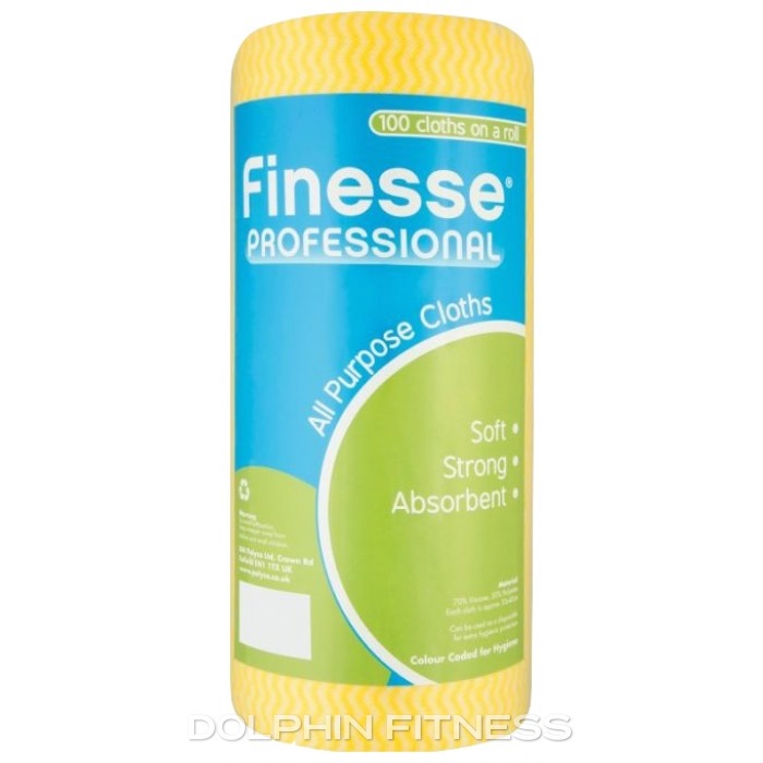 Finesse Professional All Purpose Cloths (1 Roll) Yellow