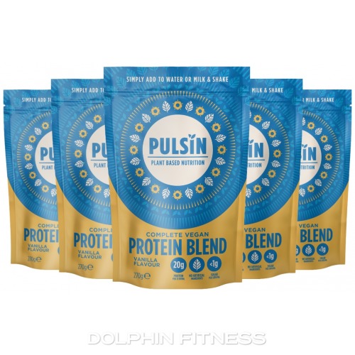 Pulsin Complete Vegan Vanilla Protein Blend 6 x 270g